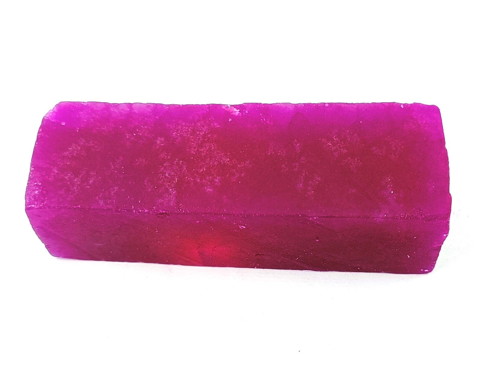 Dyed Real Red Ruby Rough 397.20 Ct Certified Natural Slice Gemstone 25S ...