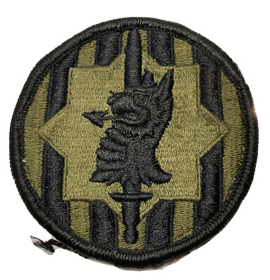 ORIGINAL VIETNAM ERA U.S. ARMY 89th MILITARY POLICE BRIGADE MERROWED ...