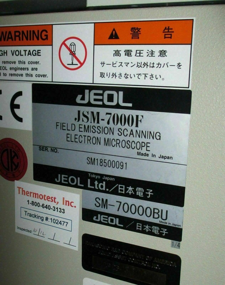 Jeol JSM 7000F SEM Field Emission Scanning Electron Microscope Nice | eBay