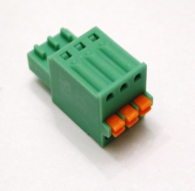 3 Pin - 2.54mm / Pluggable Connector - Spring Terminal Block - Phoenix ...