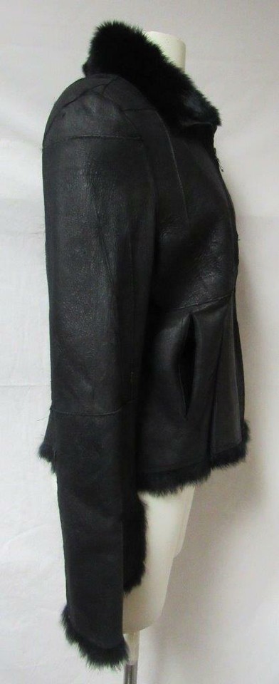 Guess Womens Size Medium Rabbit Fur Lined Jacket A1 1577 | eBay