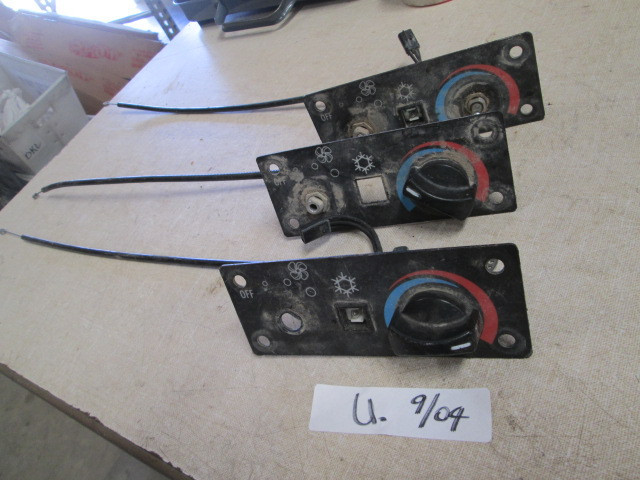 3 Used Red Dot HVAC Panel, Cable, Switch, for Military Vehicle, HMMWV ...