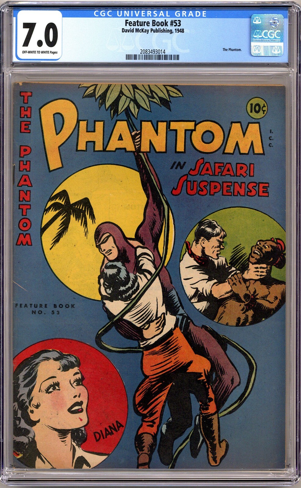 FEATURE BOOK #53 CGC 7.0 OFF-WHITE TO WHITE PAGES DAVID MCKAY ...