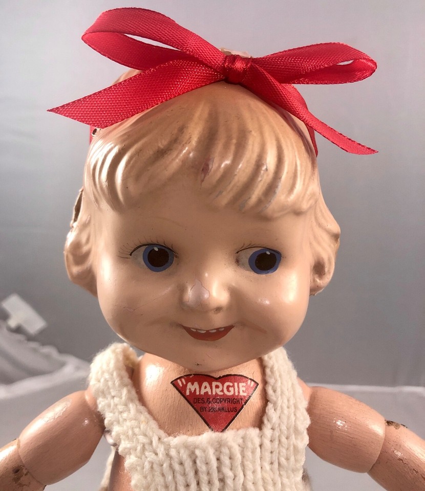 10" Antique American Composition Margie Doll! Adorable! 18061 | eBay