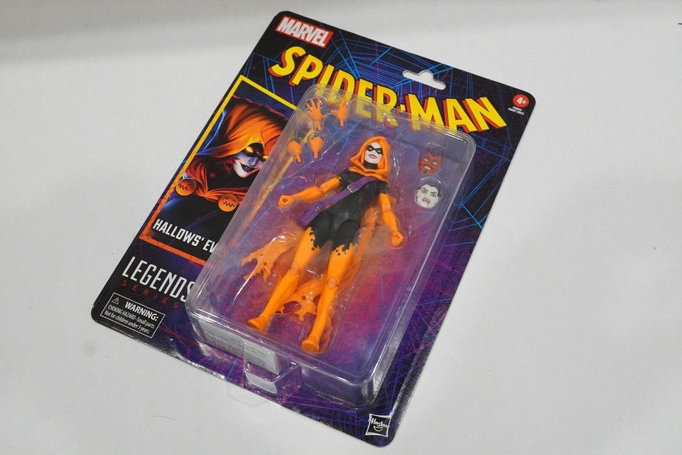 Marvel Legends Series Action Figure Hallow's Eve Spider-Man Retro NEW ...