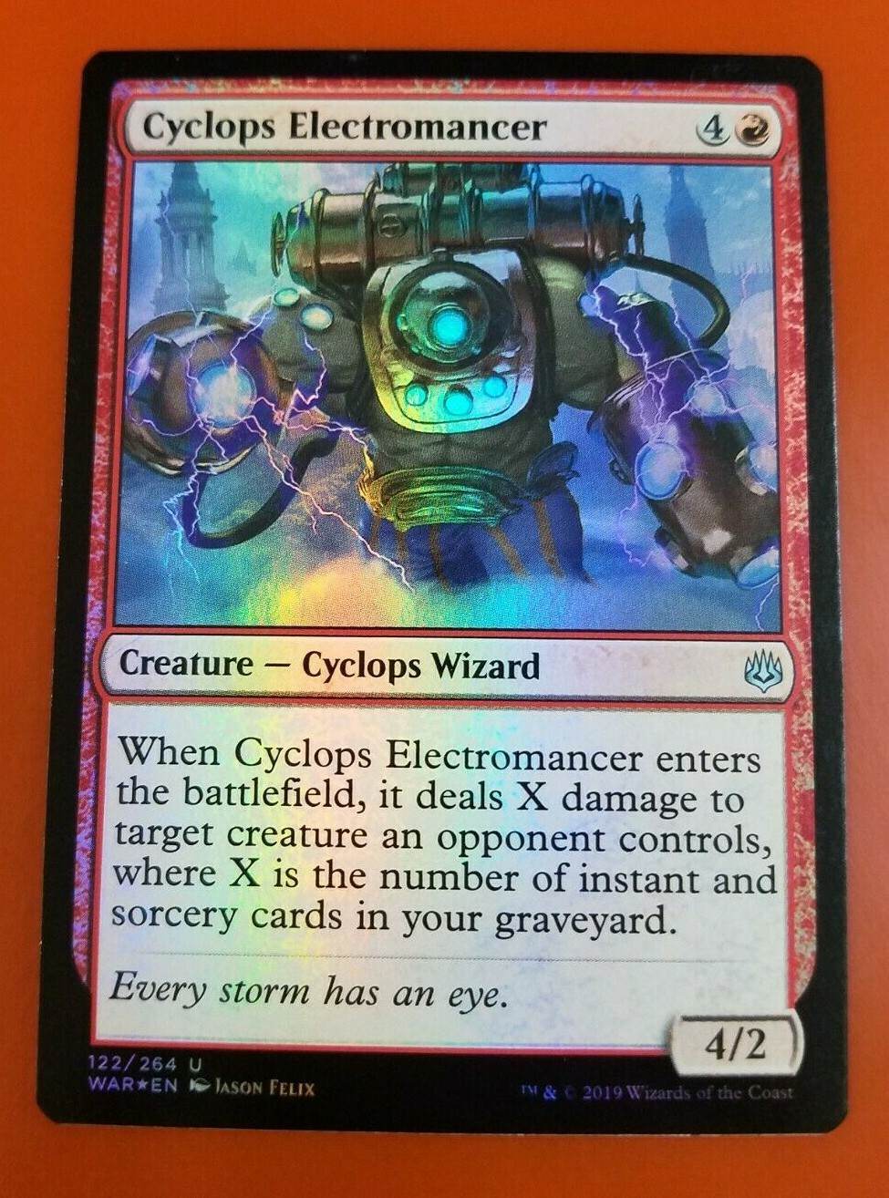 1x Cyclops Electromancer | FOIL | War of the Spark | MTG Magic Cards | eBay