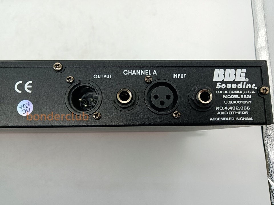 US BBE 882i Sonic Maximizer Rackmount Unit 1U With 2PCS XLR Cables | eBay