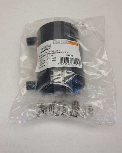 Fusion Fusamatic CBKHA63 63mm Coupler PE100 4.7mm Pin SDR11 Water PN16 ...