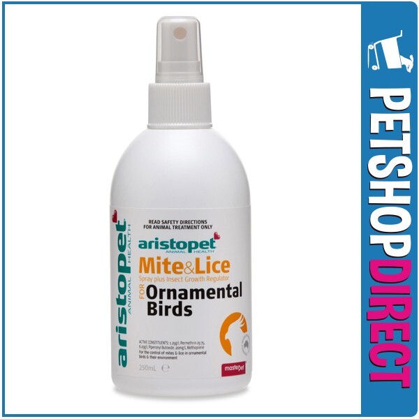Aristopet Bird Mite & Lice Spray Plus IGR 250mL | eBay