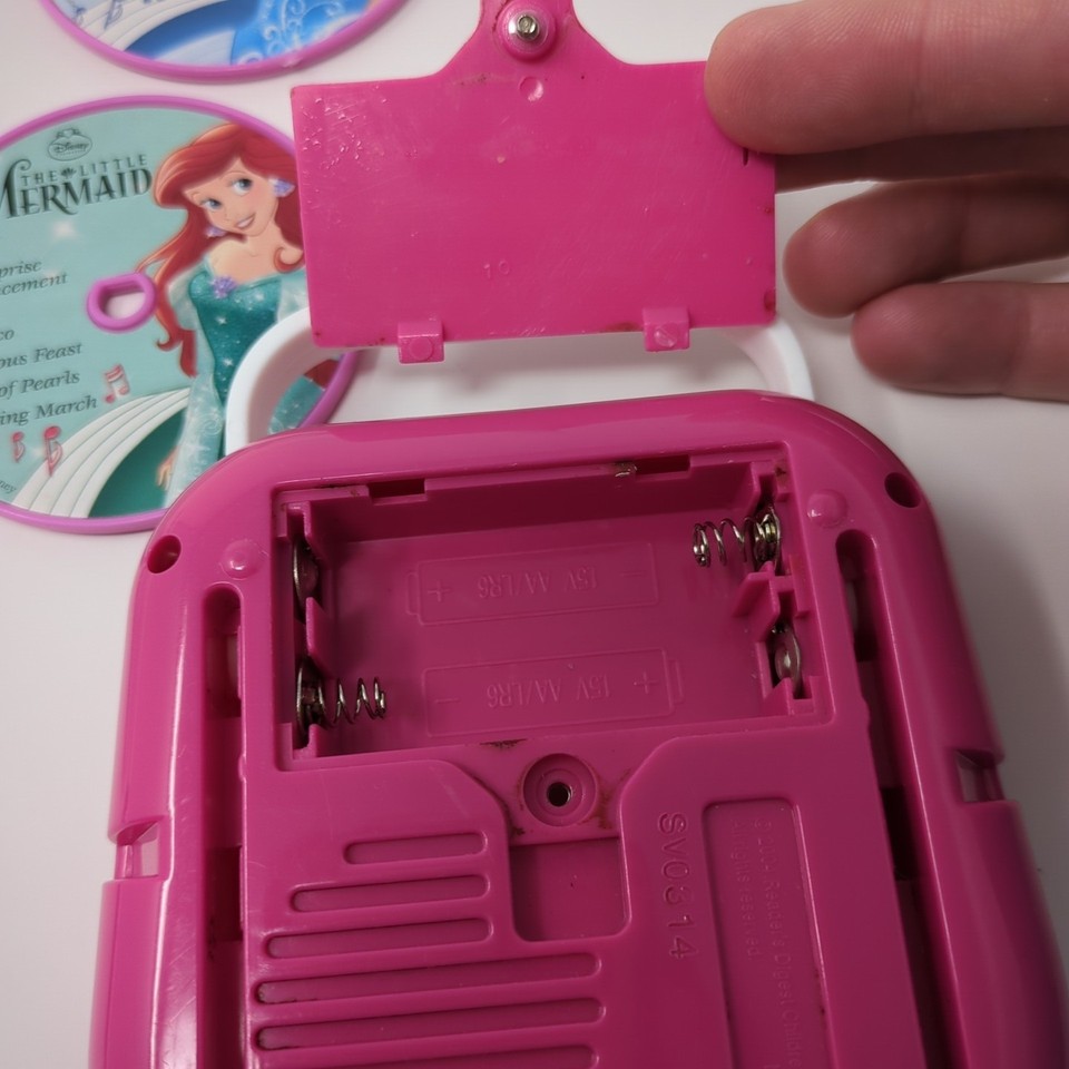 Barbie 2004 Disc CD Player Vintage Girls Toy w/ CD Disney Tangled ...