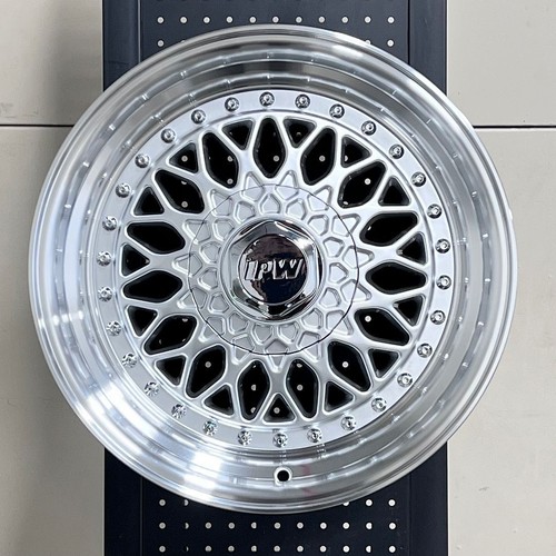 16" RS CLASSIC HYPER SILVER RIMS WHEELS 4X100 FITS 1980-2005 HONDA ...