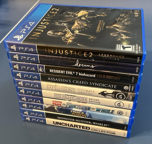 PS4 PS5 Lot RE 7 Gold Edition AC SYNDICATE Uncharted Collection STAR ...