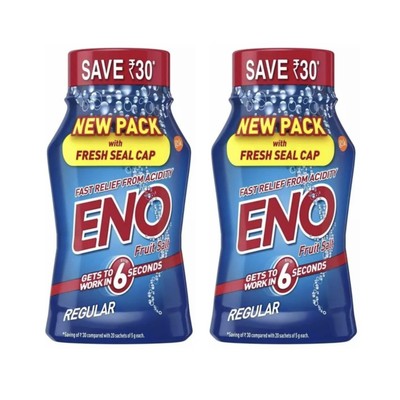 Eno Salt Powder 100g X 2 Bottles For Fast Relief Of Indigestion And ...