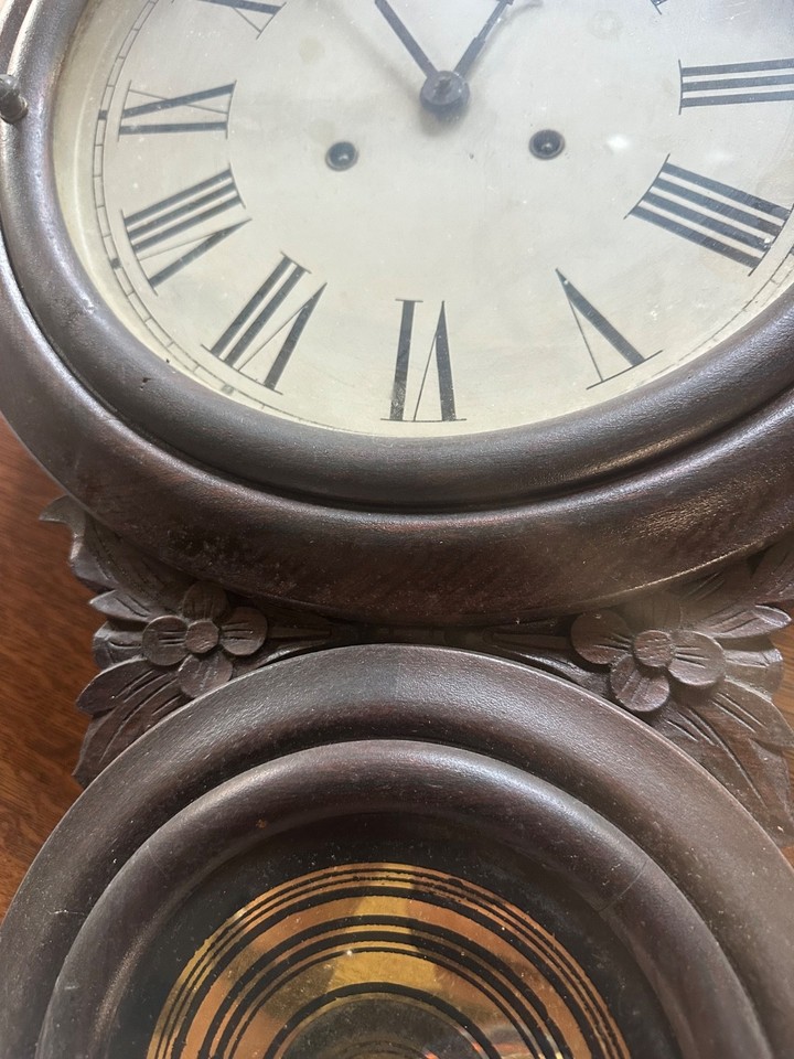 Old Antique 1870 E.N. WELCH Wall Clock ALEXIS model 30 day !!! | eBay