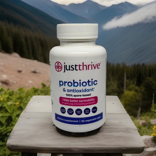 Just Thrive Probiotic & Antioxidant – Spore-Based Daily Gut & Immune ...