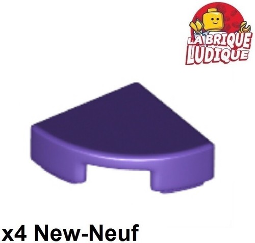 Lego 4x Tile Round Quarter Smooth Circle 1x1 Violet/Purple 25269 New | eBay