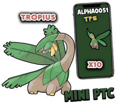 Pokemon Regional Tropius x10 Mini P T C 30k Fast Delivery | eBay