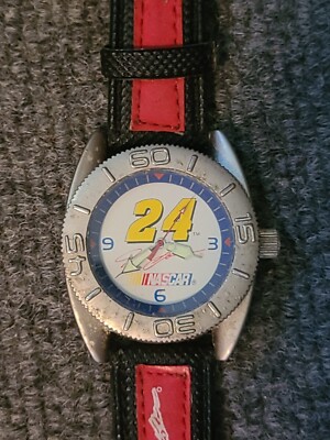 Vintage NASCAR Jeff Gordon #24 - Wrist-Watch With Stainless Steel Back ...