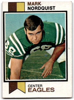 1973 Topps Mark Nordquist Philadelphia Eagles #212 | eBay