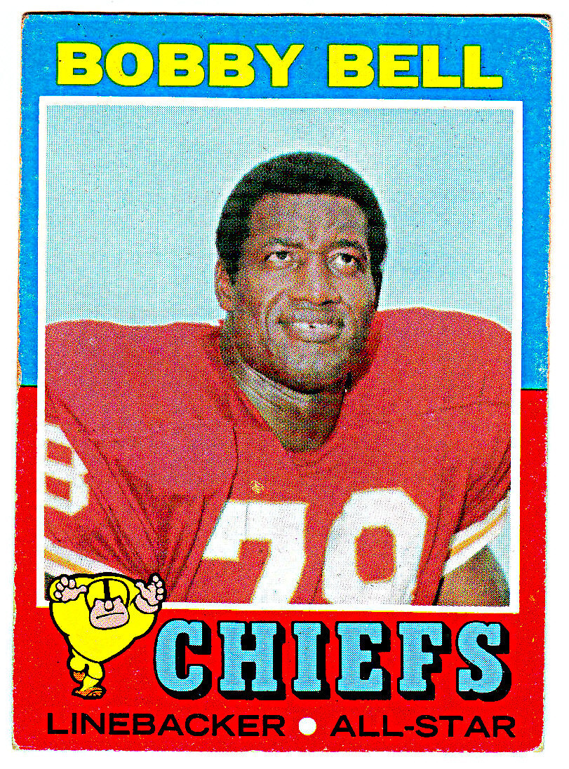 1971 TOPPS #35 BOBBY BELL Kansas City Chiefs Football Card | eBay