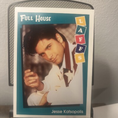 1991 Impel Laffs Full House Card #4 Jesse Katsopolis John Stamos Rookie ...