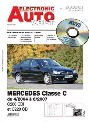 CLASSE C CDI 04-07 - Revue Technique Electronic Auto Volt Mercedes Etat - Bon E | eBay