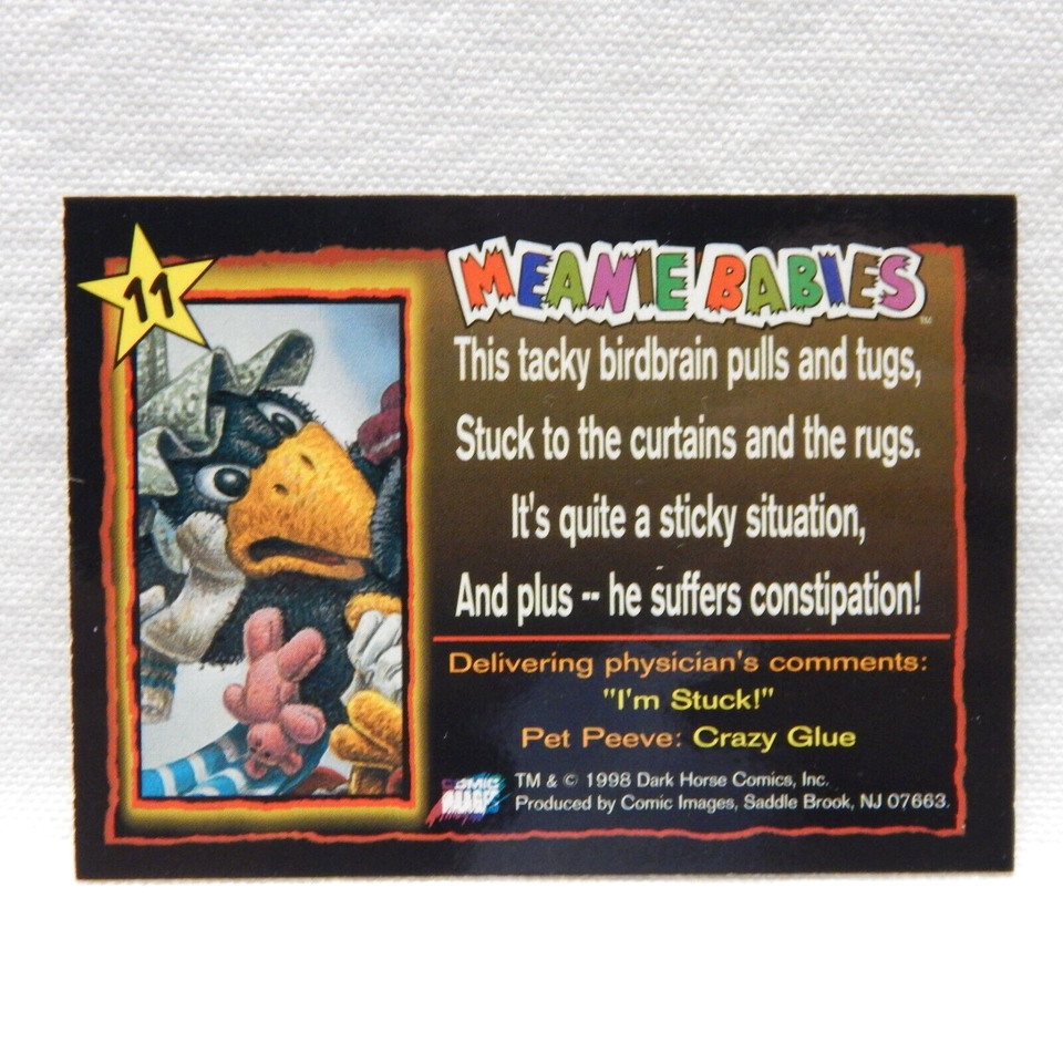 Meanie Babies Trading Card 11 | eBay
