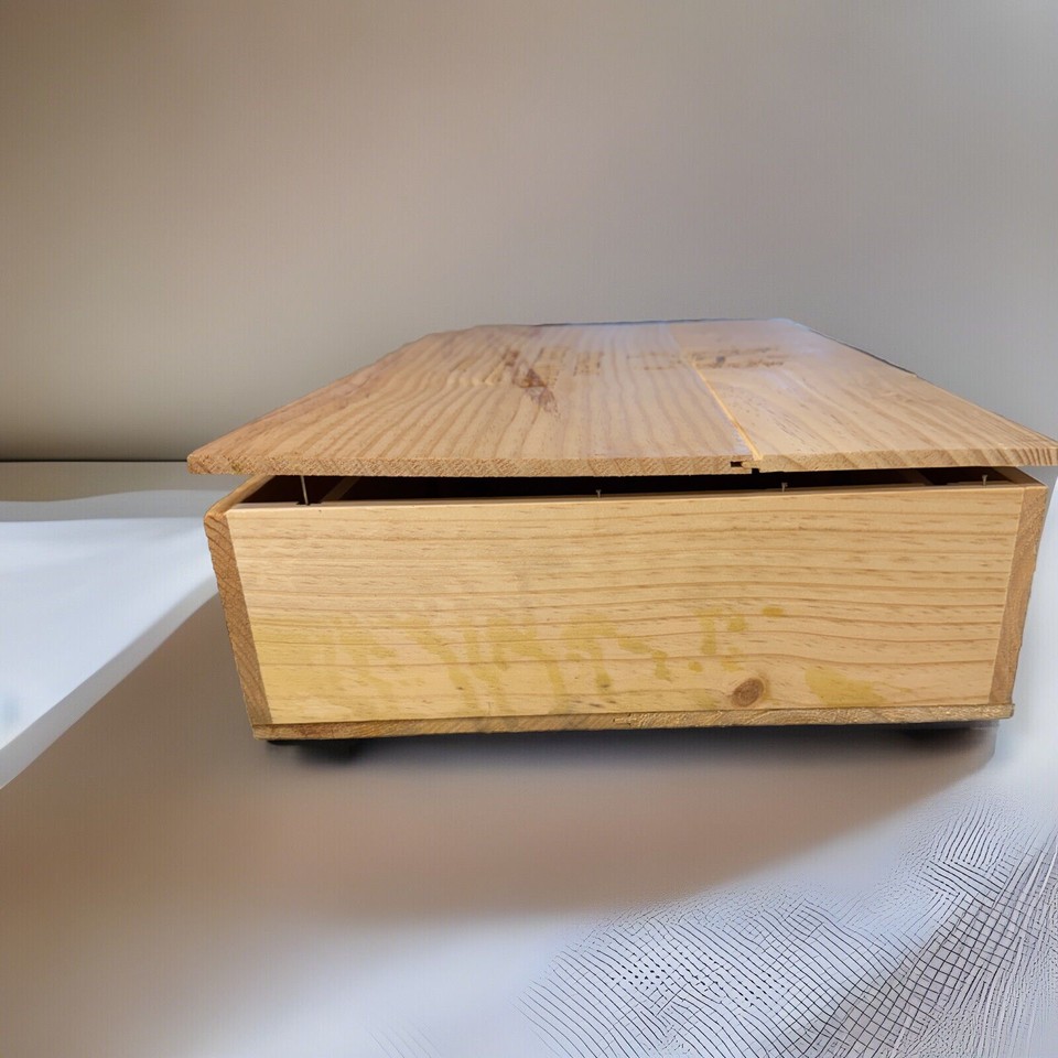 Wooden Wine Crate 1986 Chateau Clerc Milon 6 Bottle Case Empty Box ...