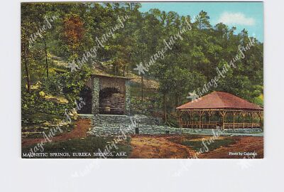 PPC Postcard AR Arkansas Eureka Springs Magnetic Springs Pavilion ...
