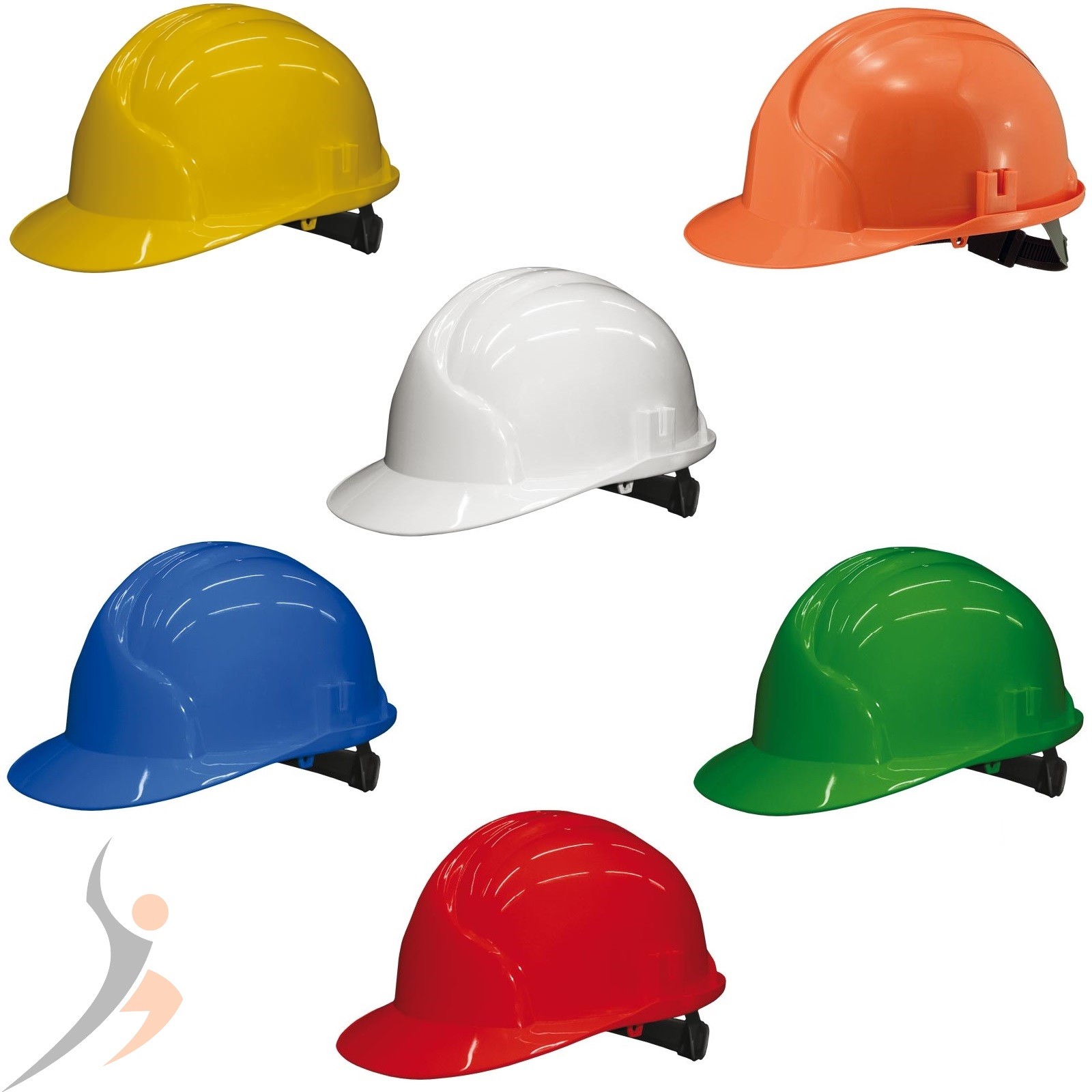 BAUHELM Schutzhelm Helm Bauarbeiterhelm Arbeitshelm EN397 Gr 53 bis 61 ...