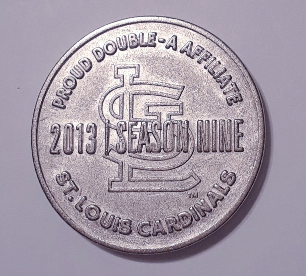 2013 Season 9 Springfield Cardinals Challenge Coin Team of Year AA St ...