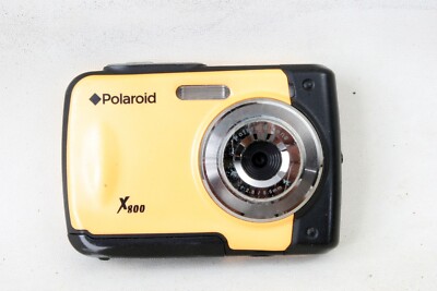 TESTED Yellow Polaroid X800 8mp 3m waterproof digital camera ...