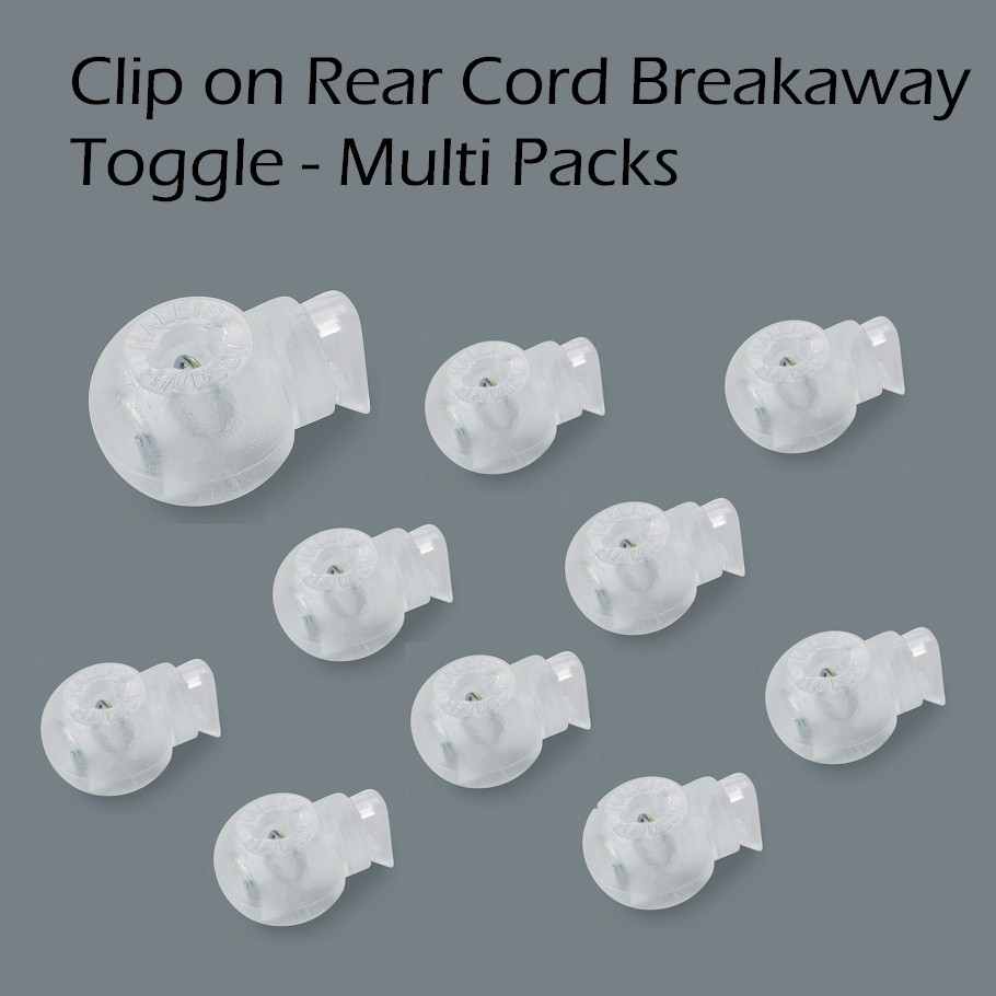 HH Clip On Roman Blind Toggles Cord Adjusters Orbs - Spring Loaded ...