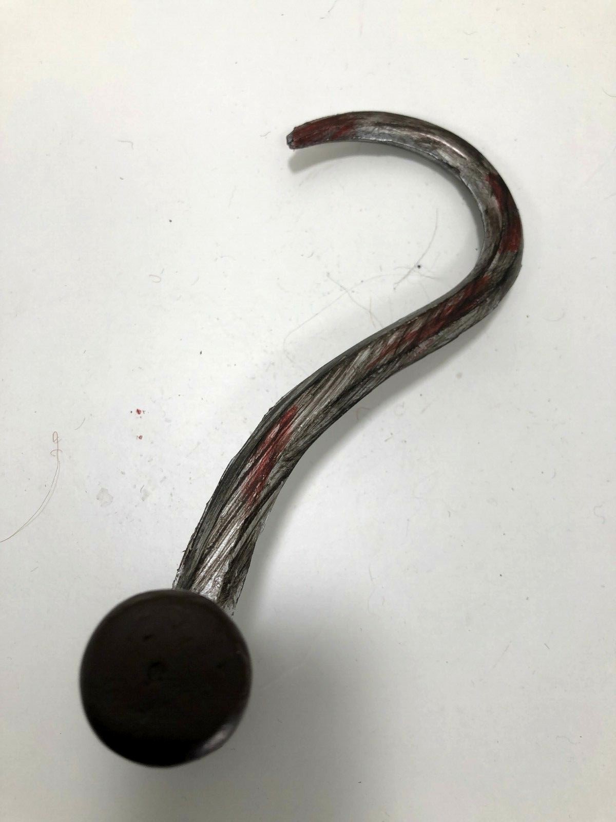 BUTCHERS MEAT HOOK MOVIE PROP HALLOWEEN ACCESSORY ICE PICK WEAPON FOAM ...