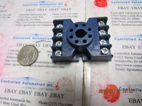 Potter & Brumfield 27E122 Relay Socket/Base 10A 300V Blue | eBay