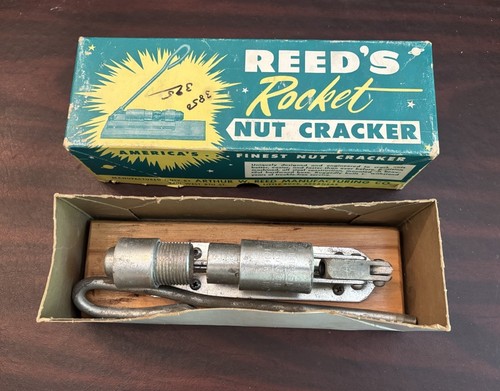 Reed's Rocket Nut Cracker Antique Model R-300 Metal & Wood, Original ...