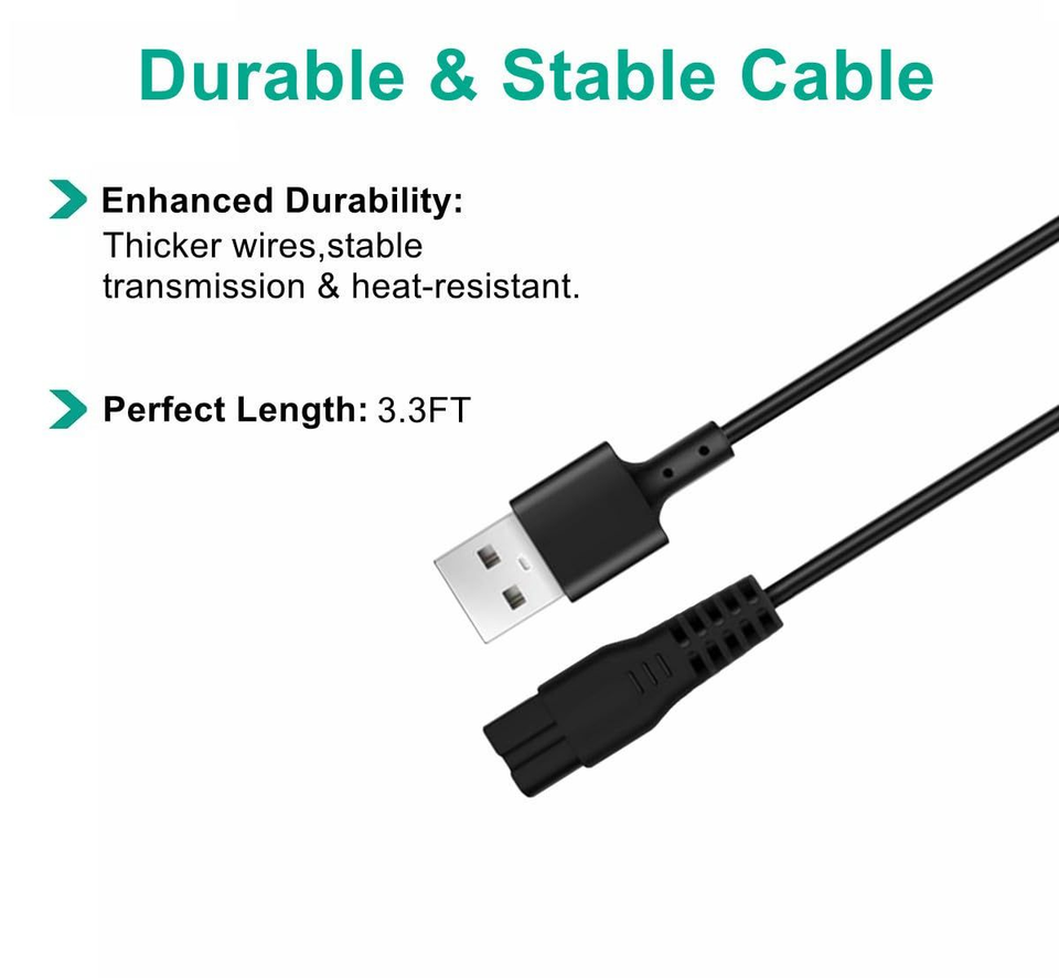 Compatible with Freebird Shaver Charger,5V USB Charging Cable ...