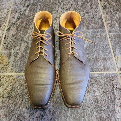 StefanoBi Leather Lace-up Shoes Brown Chalk Stream Edition | eBay
