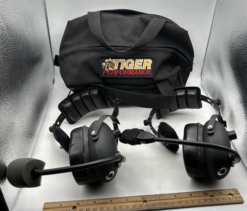 Tiger Performance Marine Aviation Headset Set Of 2 With Soft Case Wired ...