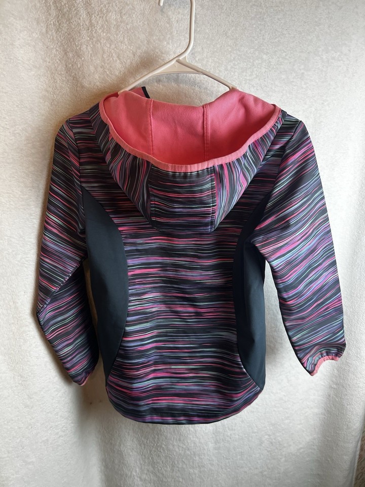 Free Country Hooded Jacket Coat Girls XL 10 / 12 Pink Gray Blue Purple ...