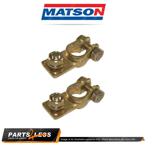 Matson Pos + Neg Battery Terminal Connector - MA100BL2 Blister Pack ...