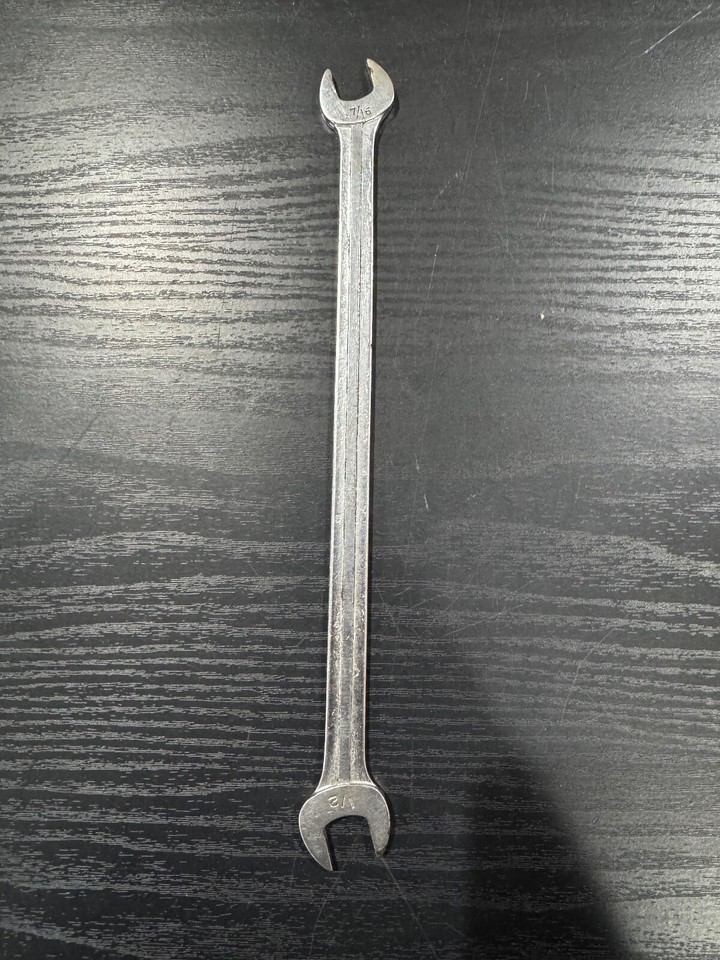 Blue-Point Supreme LTA1416 - 7/16" x 1/2" SAE Tappet Open End Wrench ...