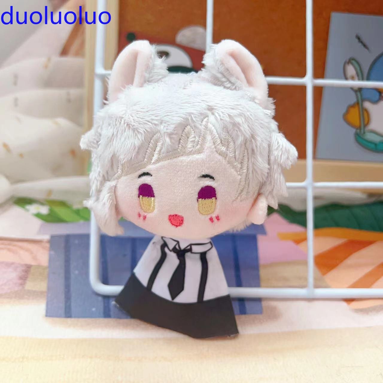 Anime Nakajima Atsushi Bungo Stray Dogs Cute Plush Doll Pendant Toy ...