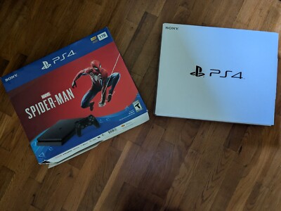 EMPTY BOX ONLY - Sony PlayStation 4 Slim Spider Man 1TB Console ...