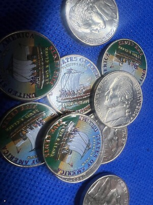 2005 Jefferson Nickel - Colorized Keel Boat | eBay