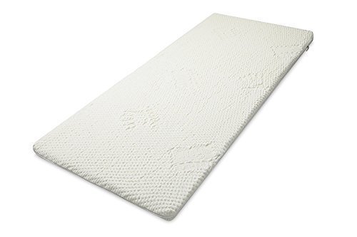 Matratzen Topper 100% Naturlatex Härte 2 RG 70 mit Bamboo-Bezug 90x200 ...