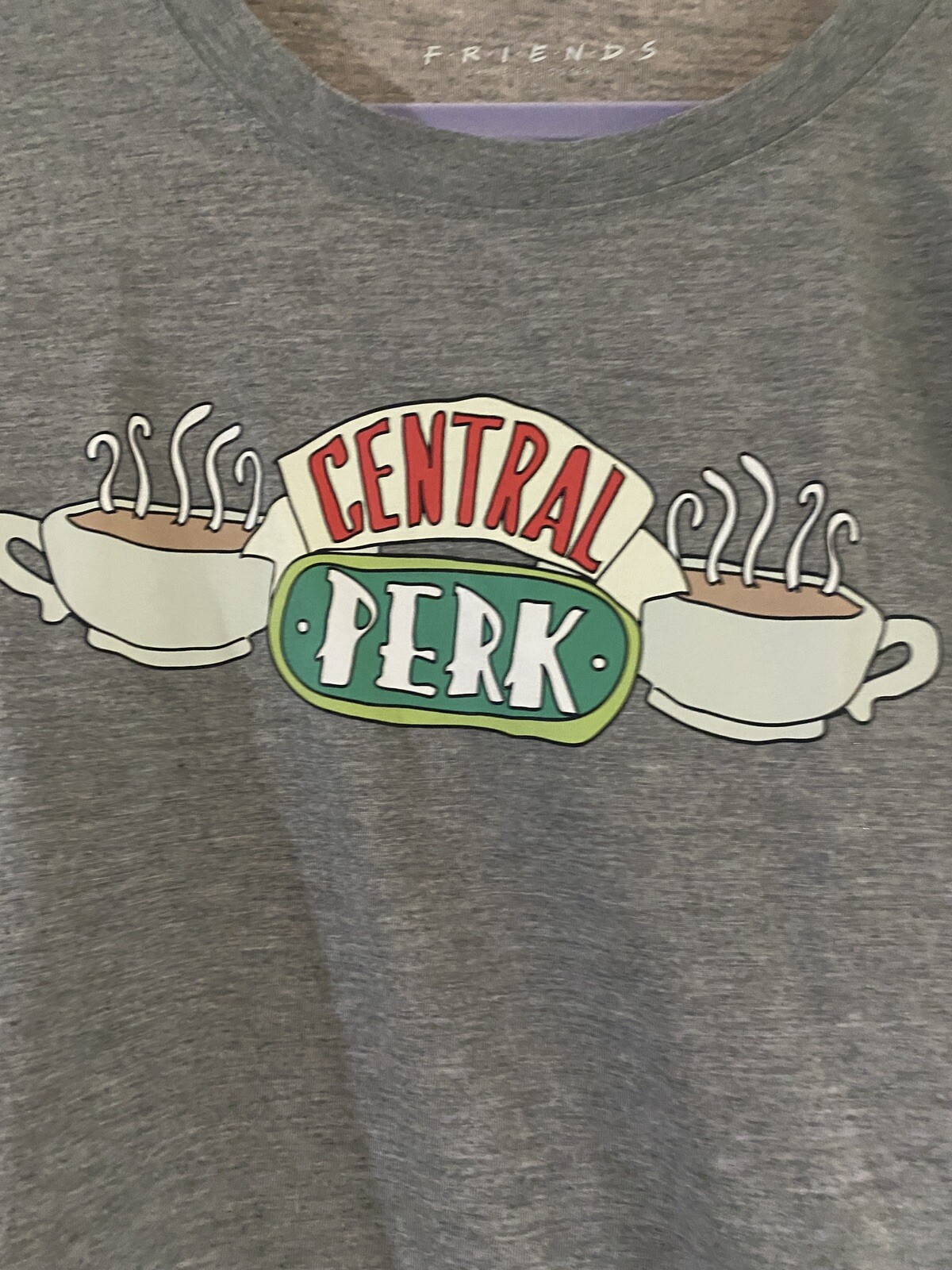 Friends TV Show Central Perk Logo Juniors XXLarge Gra… - Gem
