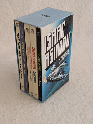 ISAAC ASIMOV Five Books by the Master of Science Fiction Box Set 1980s ...