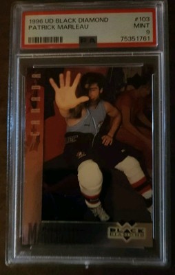 1996-97 Patrick Marleau UD Black Diamond Double Black Diamond Rookie ...