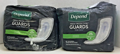 Depend For Men GUARDS, Maximum Protection, 104 CT, Free Shipping ...